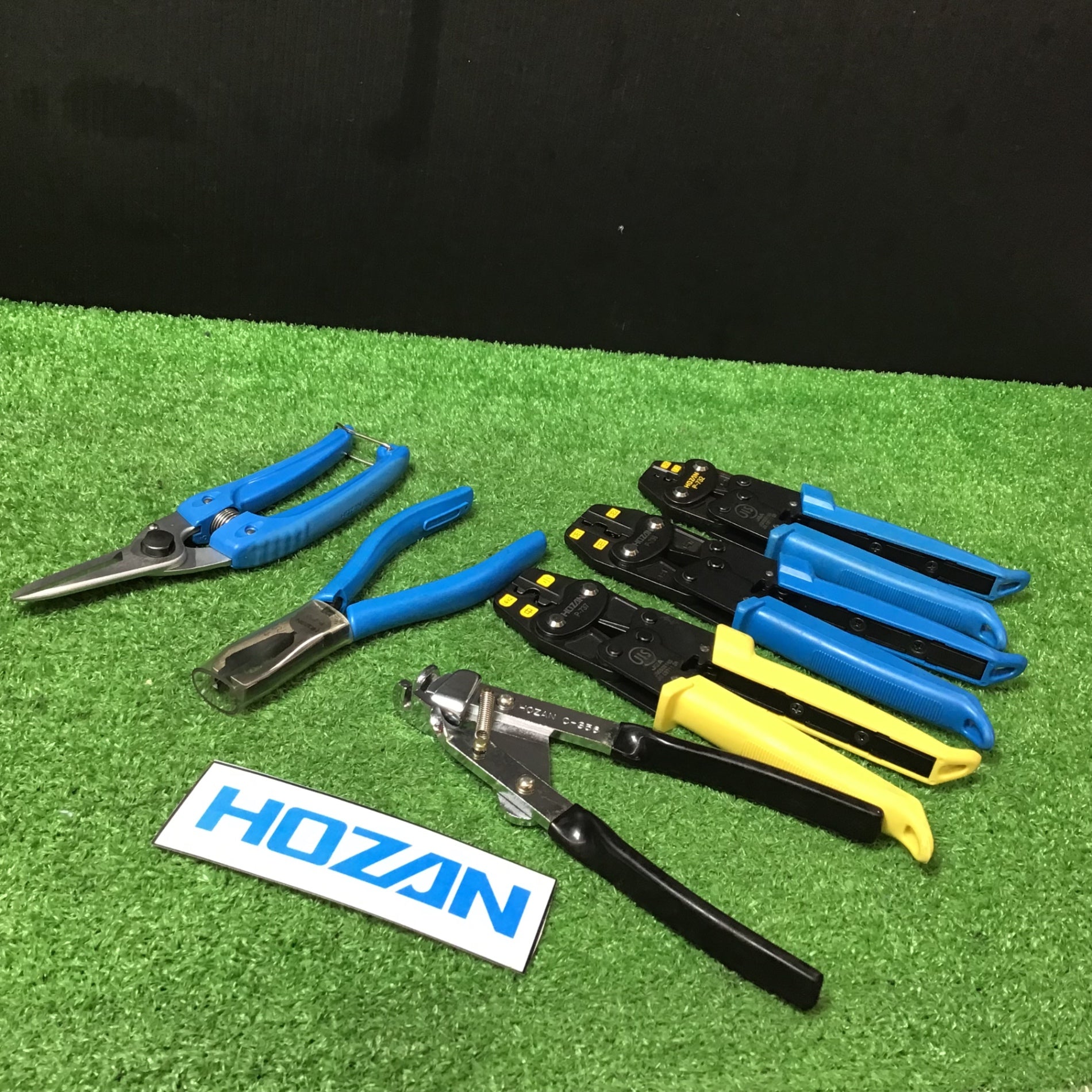 ホーザン/HOZAN 圧着工具、チェーンプライヤー、万能ハサミ 6本セット P-732,736,737、P-220、C-356、N-839【 – アクトツールオンラインショップ