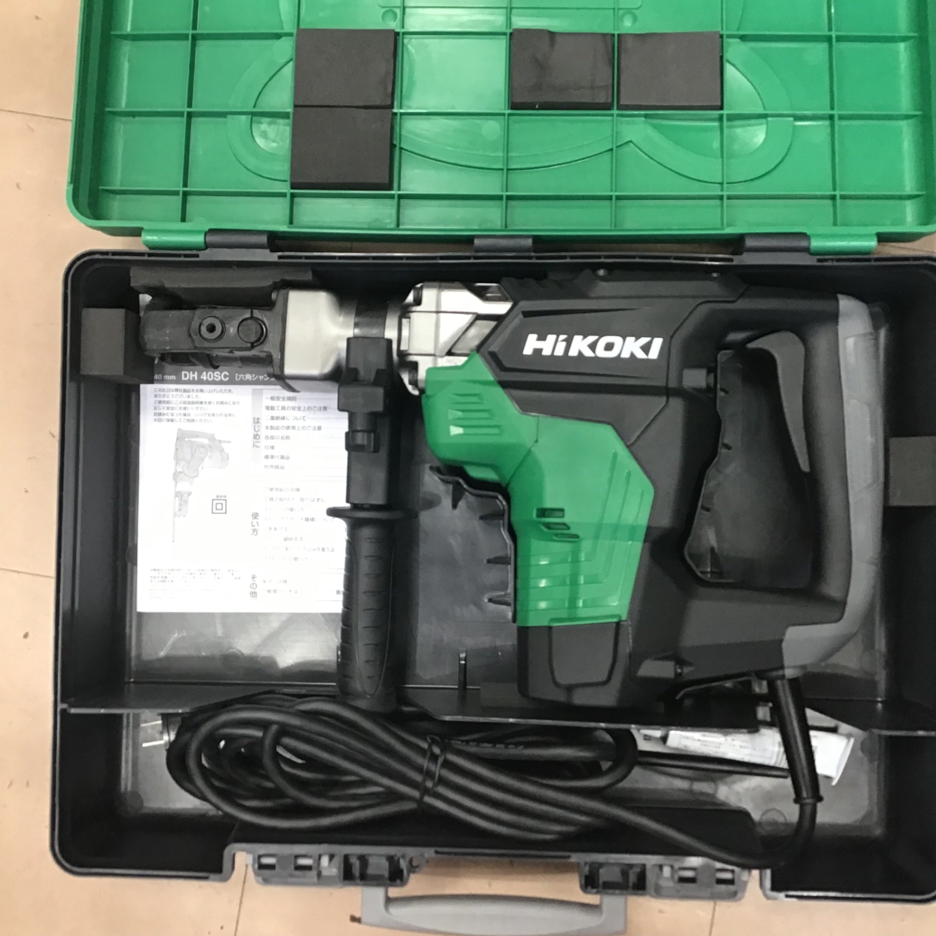 ★ハイコーキ(HIKOKI ※旧:日立工機) ハンマドリル DH40SC【草加店】 – アクトツールオンラインショップ