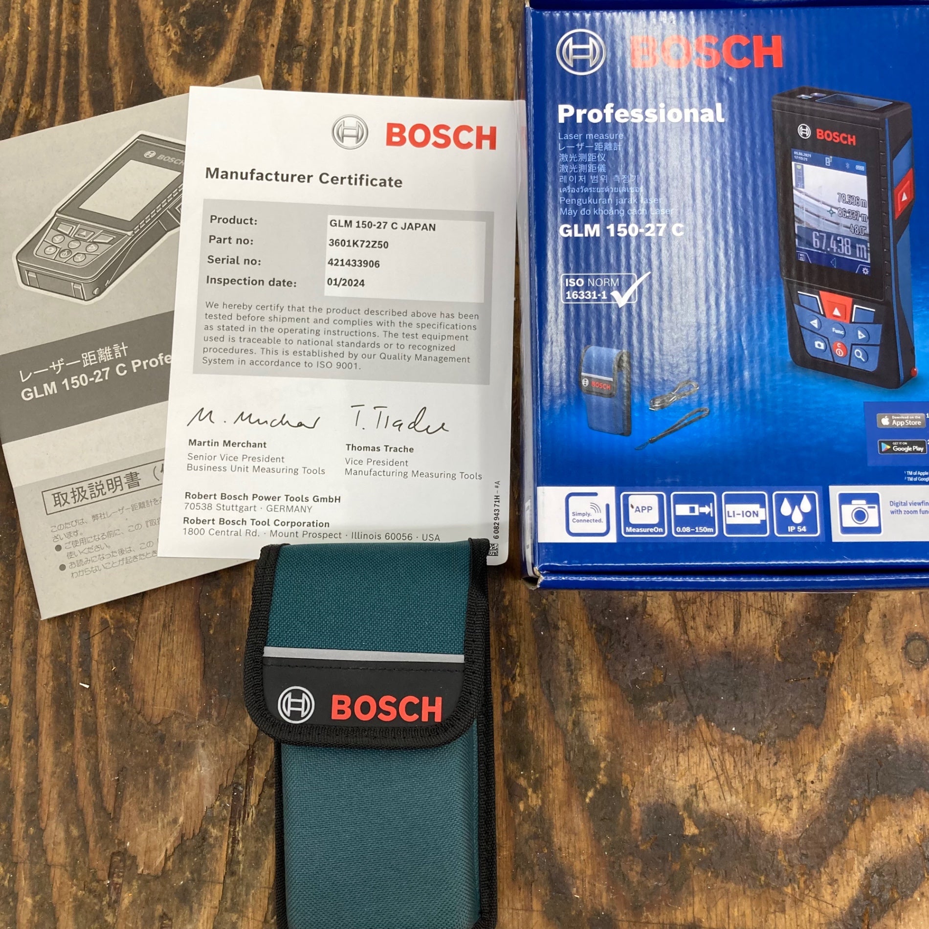 BOSCH ボッシュ Bosch GLM150-27C レーザー距離計 USBケーブル欠品【柏店】 – アクトツールオンラインショップ