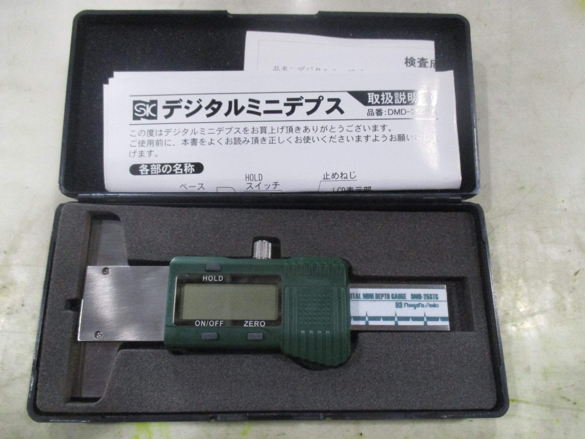 新潟精機 デジタルミニデプスゲージ DMD-25STG【川口店】 – アクトツールオンラインショップ