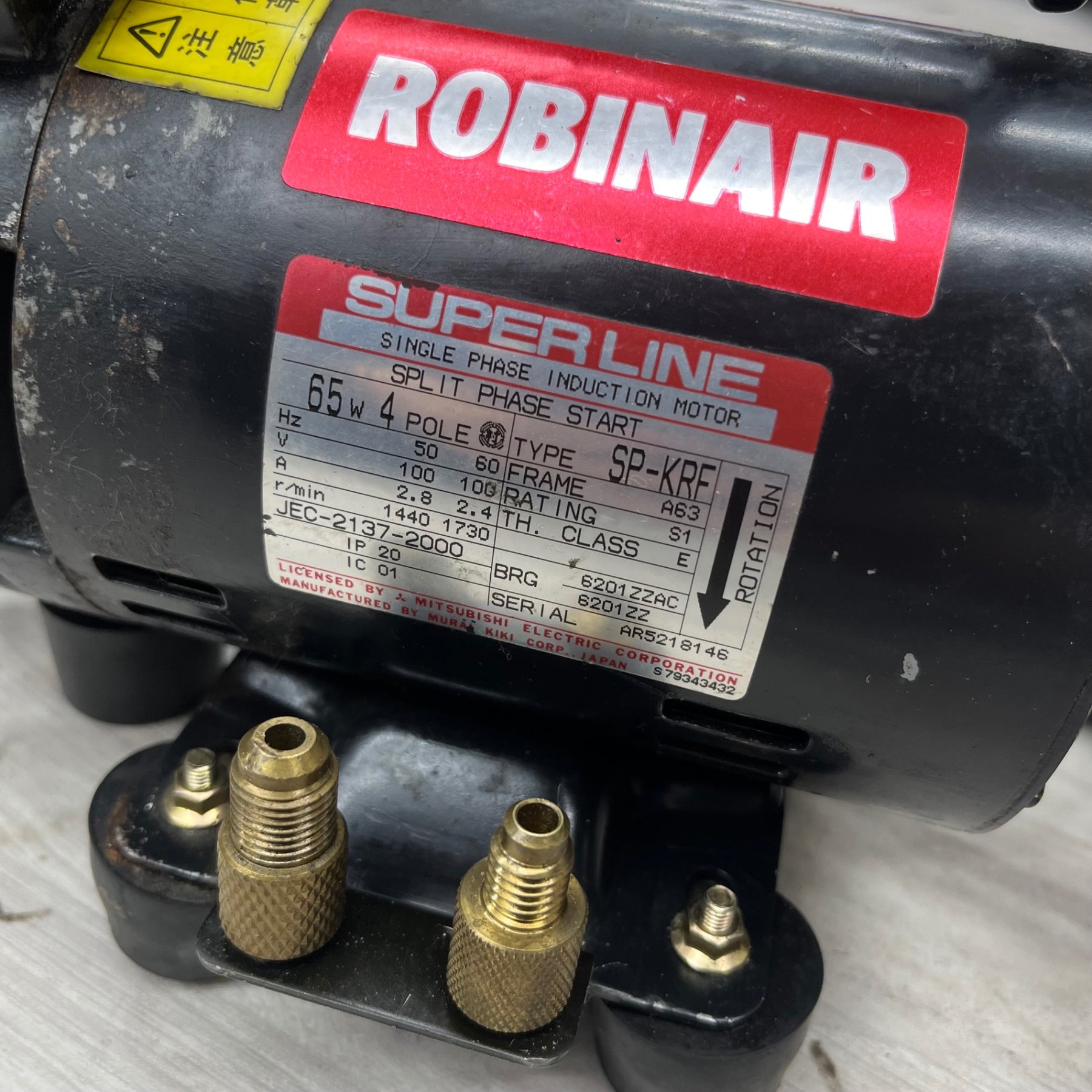 〇ロビネア(ROBINAIR) 真空ポンプ 15010【越谷店】 – アクトツールオンラインショップ