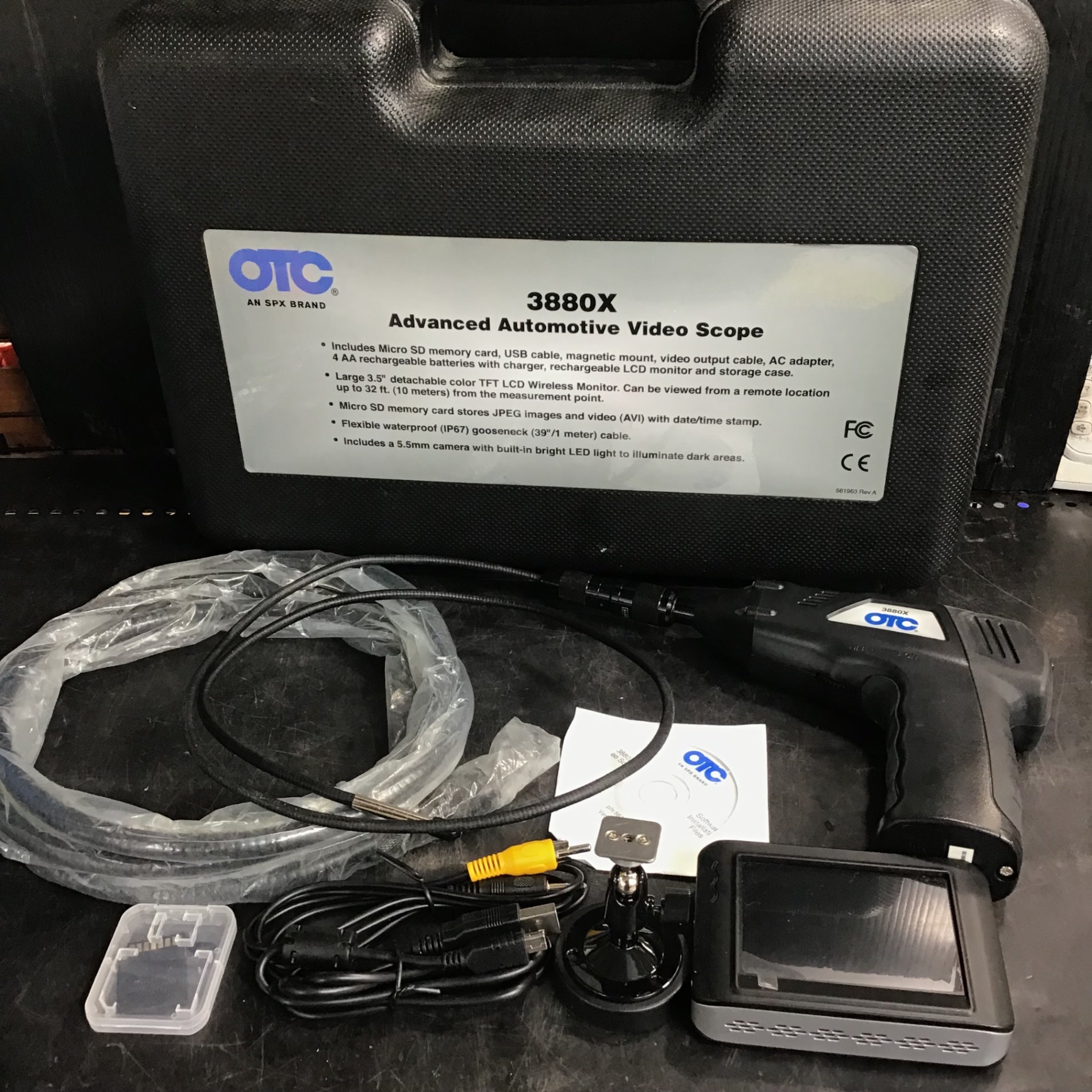 〇SPX ロビネア(ROBINAIR) ビデオスコープ 3880X【草加店】 – アクトツールオンラインショップ